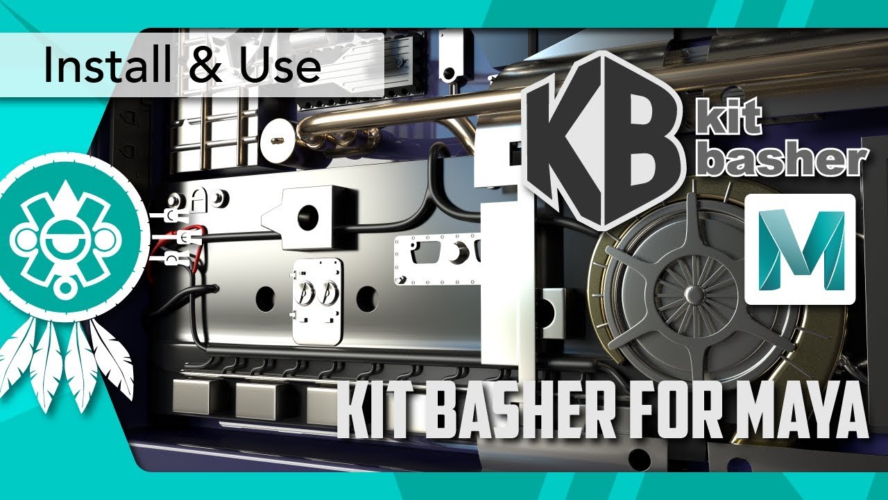 [MAYA] Kit basher plug-in Installation & Use Guide - YouTube