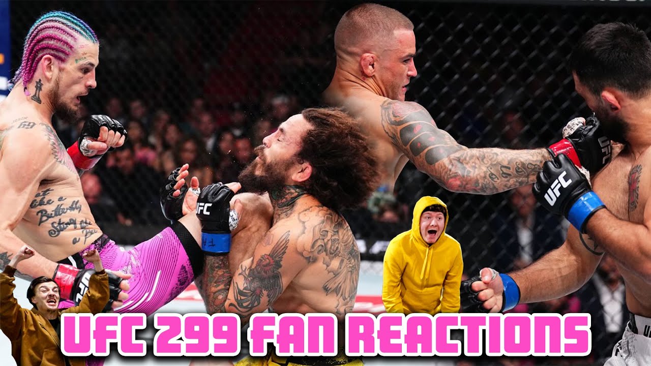 UFC 299 LIVE Fan Reactions!! - YouTube