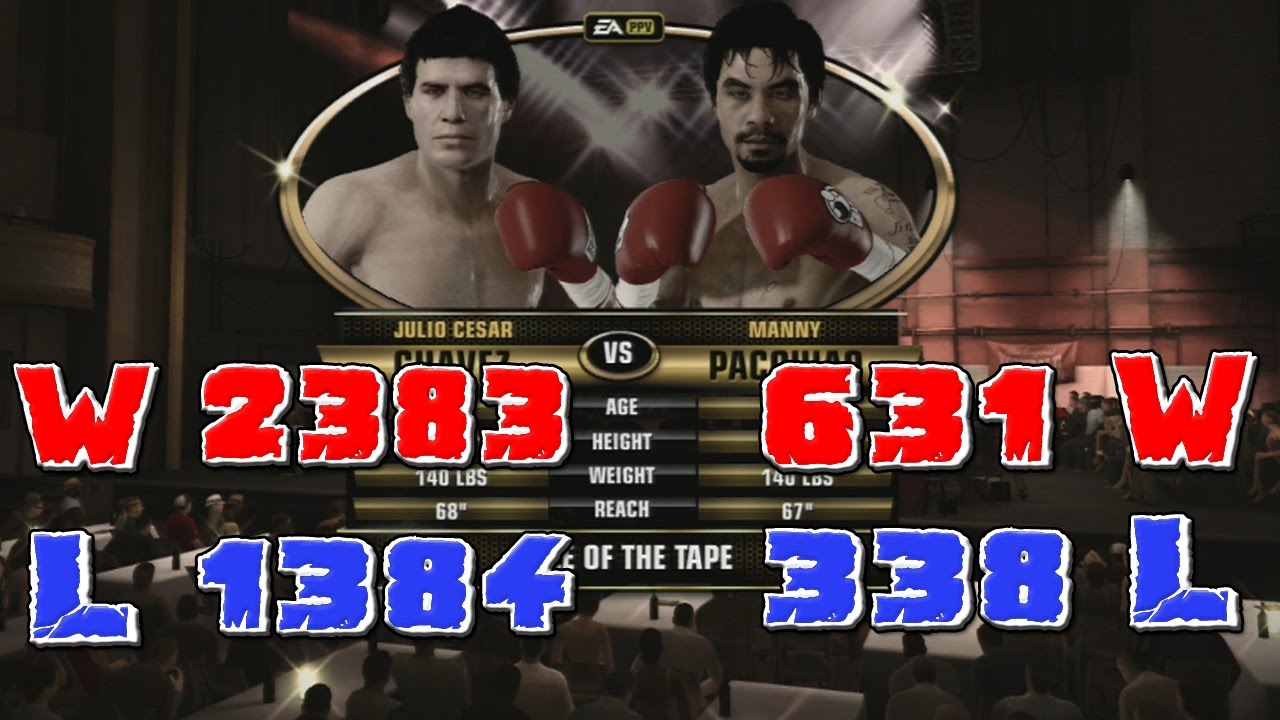 Julio Cesar Chavez VS Manny Pacquiao | FIGHT NIGHT CHAMPION | head to ...