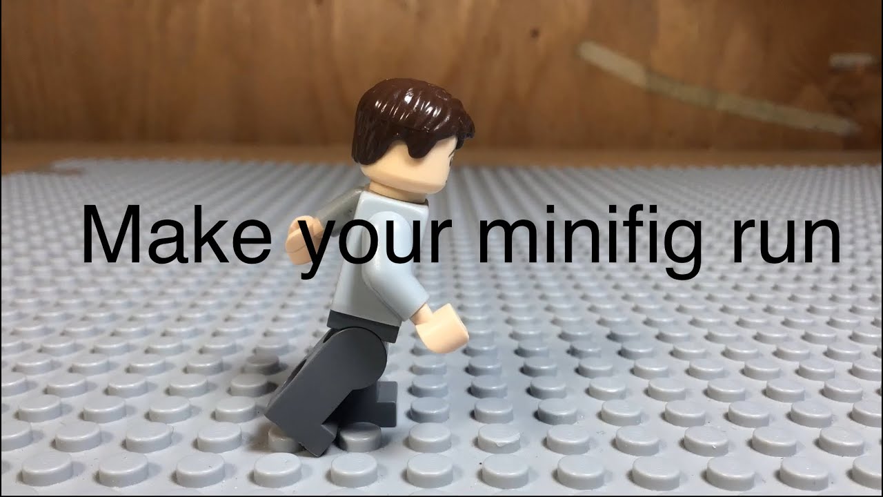 How to make your LEGO minifigure run (stop motion tutorial) - YouTube
