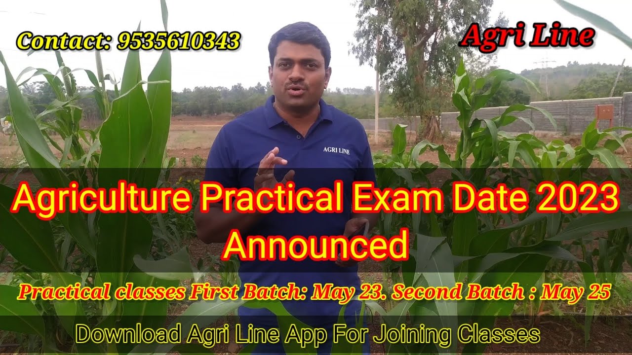 Agriculture Practical Exam Date. Other Important Dates. - YouTube