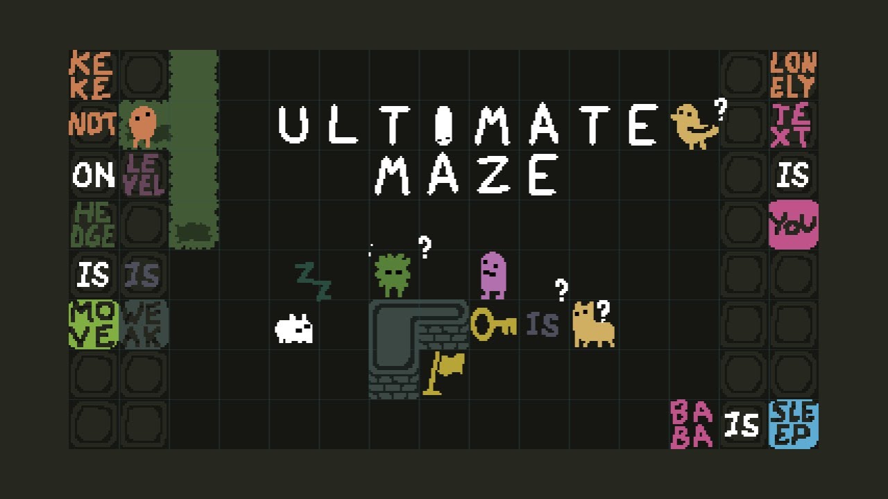 [BABA is YOU spoiler] ???-12: ultimate maze / LEVEL is - YouTube