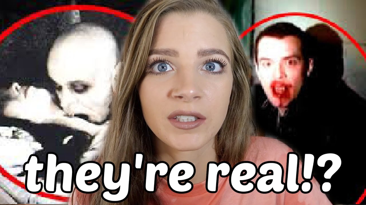 VAMPIRES CAUGHT ON CAMERA!? 😱📽🧛🏻‍♂️ (REACTION) - YouTube