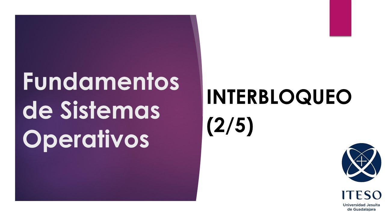 Sistemas Operativos, Interbloqueo 2 Condiciones - YouTube