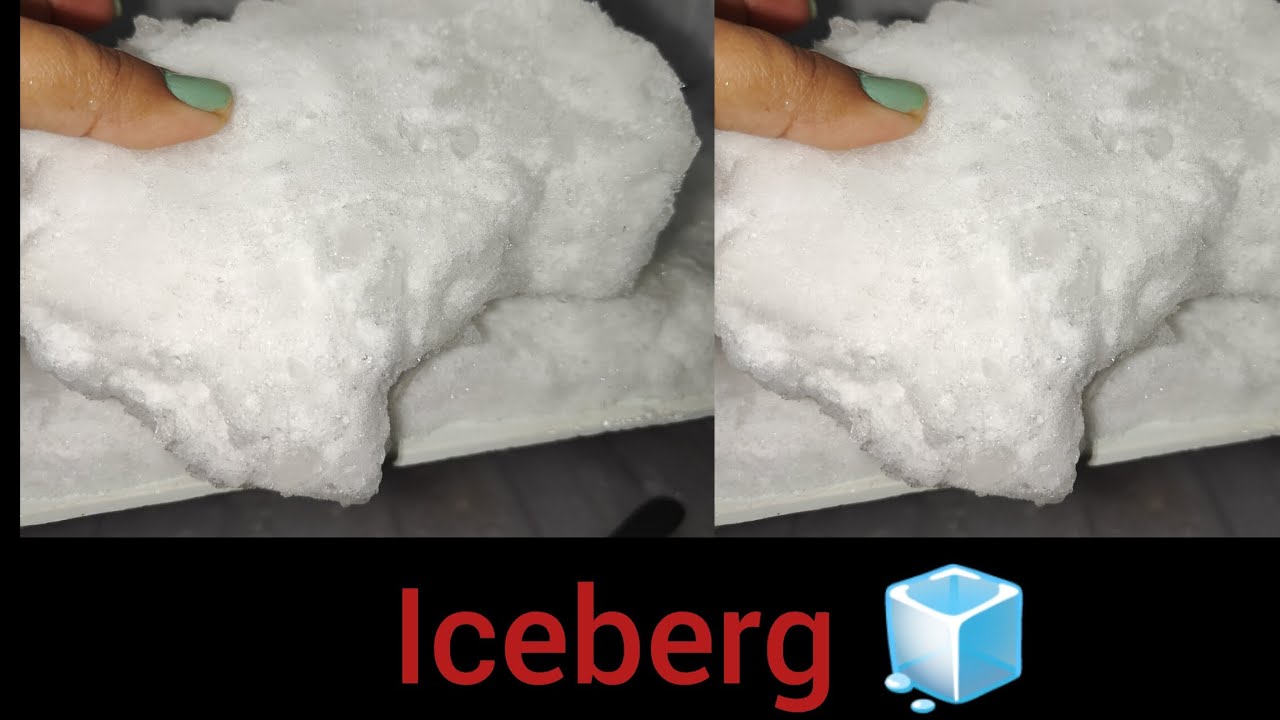ASMR || Huge iceberg eating Ice eating crunchy Ice 🧊 squeezy ice shaved ...