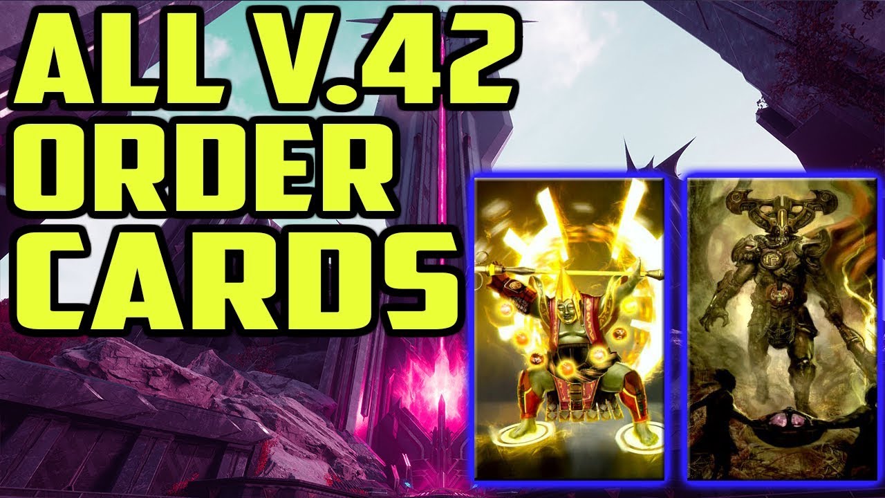 [Paragon] V.42 In-Depth ORDER Affinity Cards Discussion - YouTube