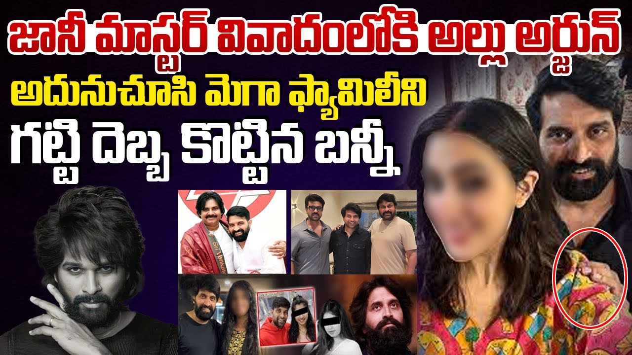 అదునుచూసి మెగా ఫ్యామిలీని గట్టి దెబ్బ కొట్టిన బన్నీallu Arjun On Johnny ...