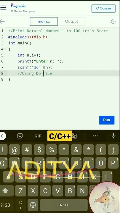 How to #print ("NUMBER using DO-WHILE") in C/C++ #programming #coding #compiler in Mobile ...