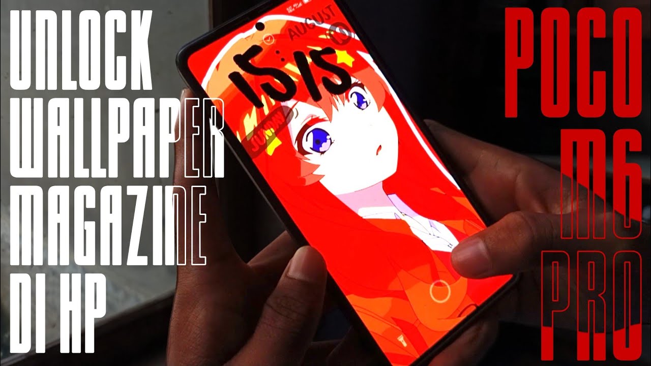 TUTORIAL! unlock Wallpaper magazine di hp POCO M6 PRO+tembus AOD - YouTube