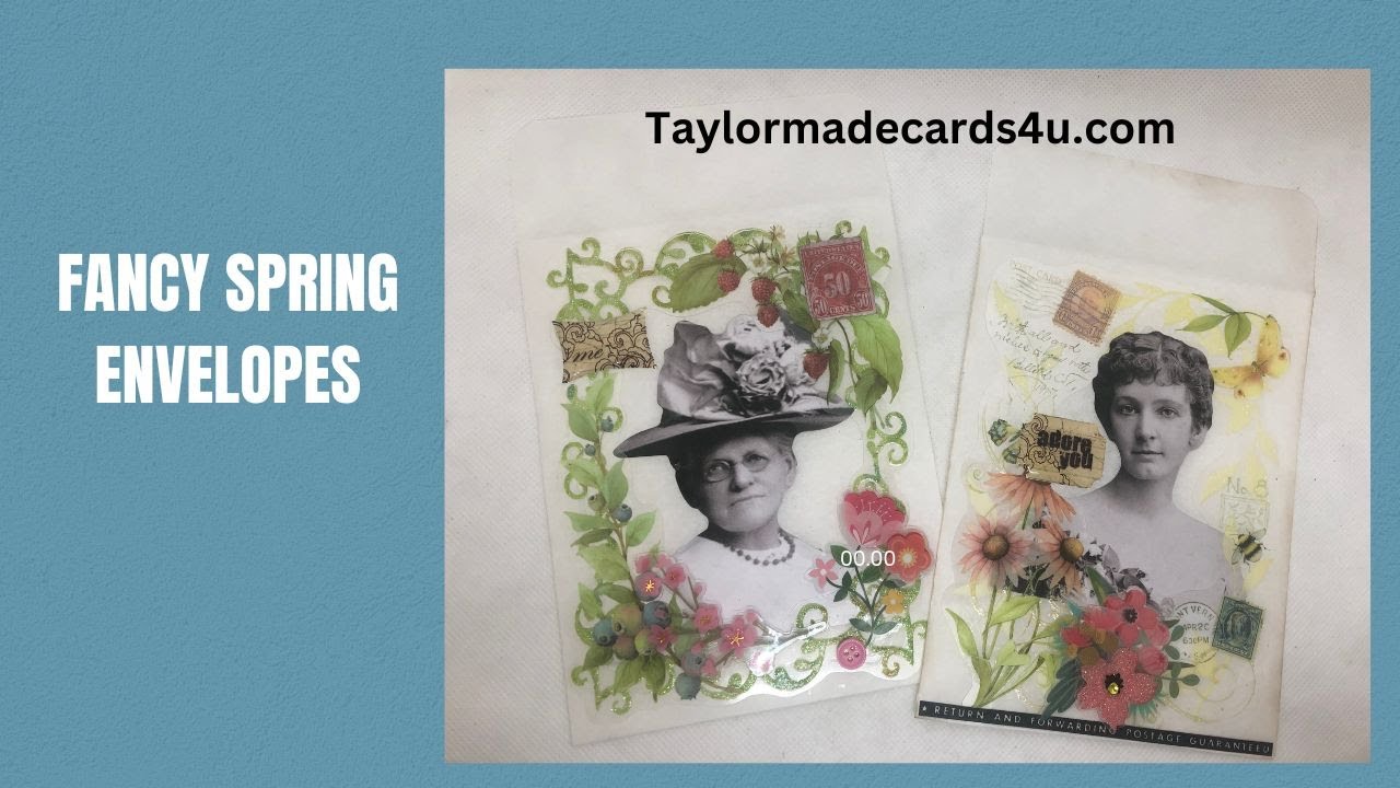 Fancy Spring Envelopes - YouTube