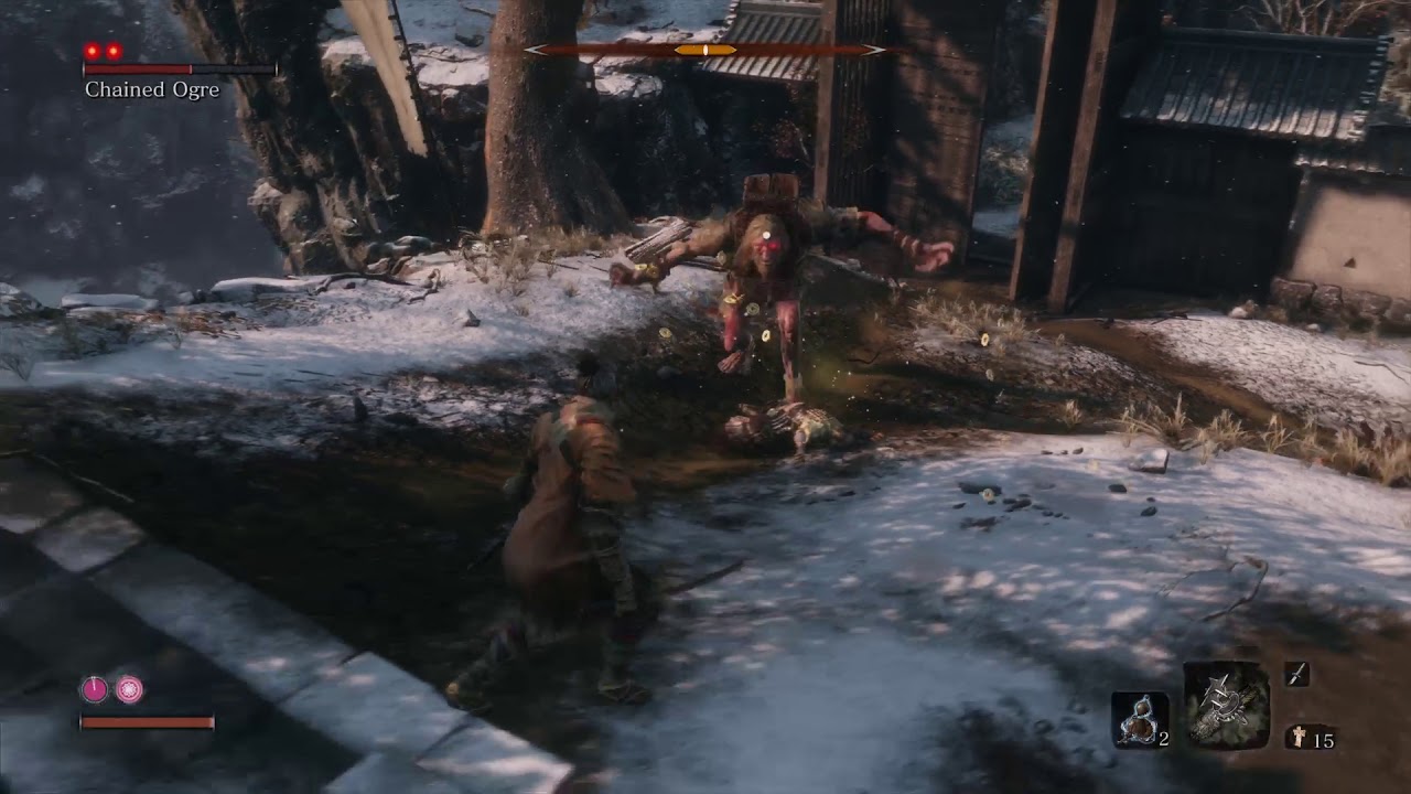 Sekiro - Chained Ogre rescue grapple - YouTube
