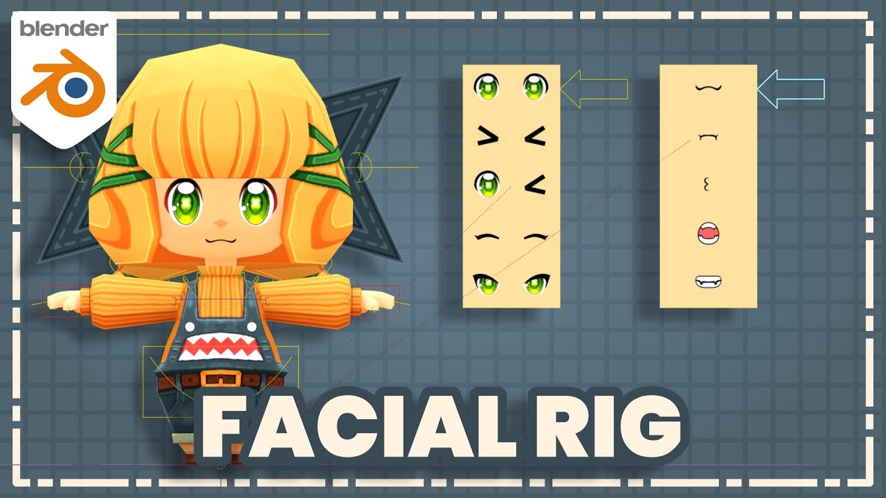How to Make a Stylized Low Poly Chibi Girl Character in Blender ...