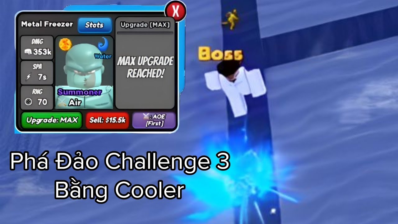 Phá Đảo Challenge 3 Bằng Cooler | All Star Tower Defense - YouTube