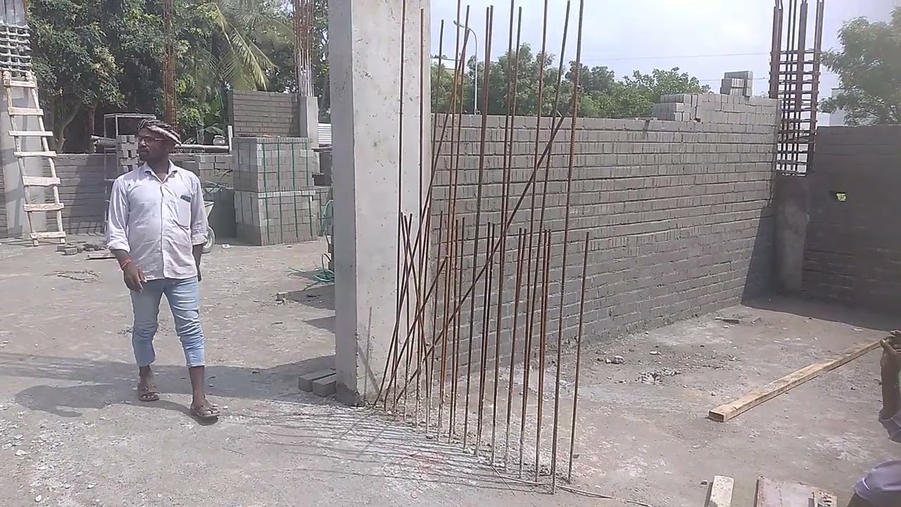 Lintel Level Brick Work For Textile Building | Lintel Shuttering Work ...