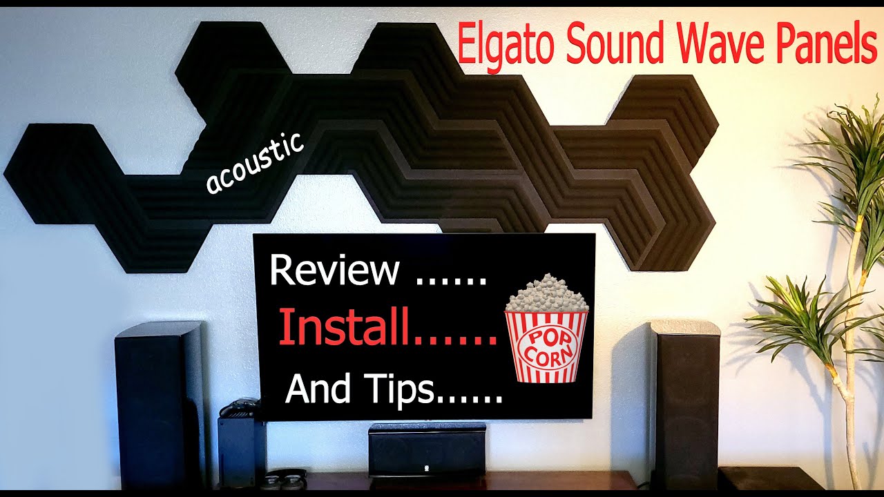 Elgato Sound Wave Acoustic Panels Installation and Review - YouTube