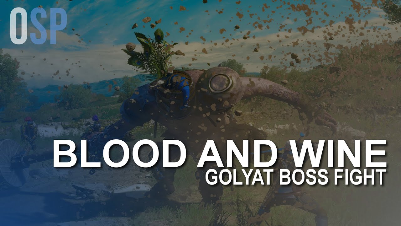 THE WITCHER 3: BLOOD AND WINE - GOLYAT BOSS FIGHT - YouTube