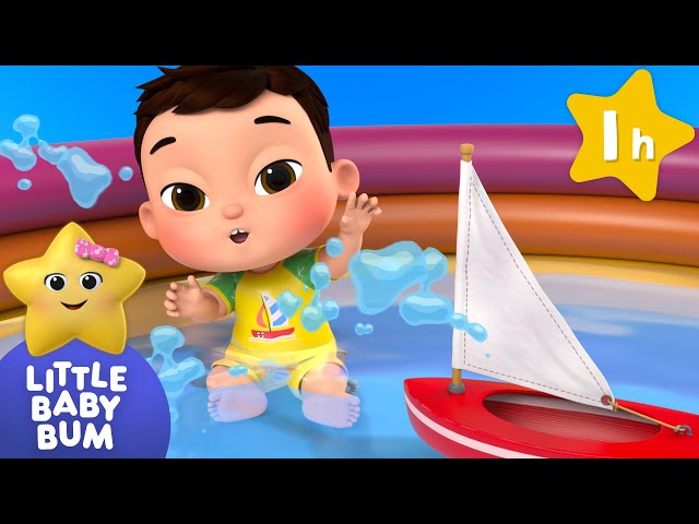 Splash, Splosh, Splish! Baby Max playing in the water ⭐ LittleBabyBum ...