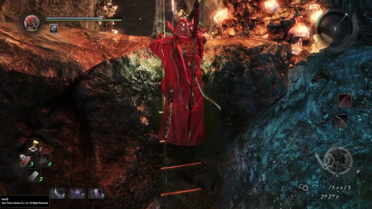 Nioh, Great centipede fang farming run - YouTube