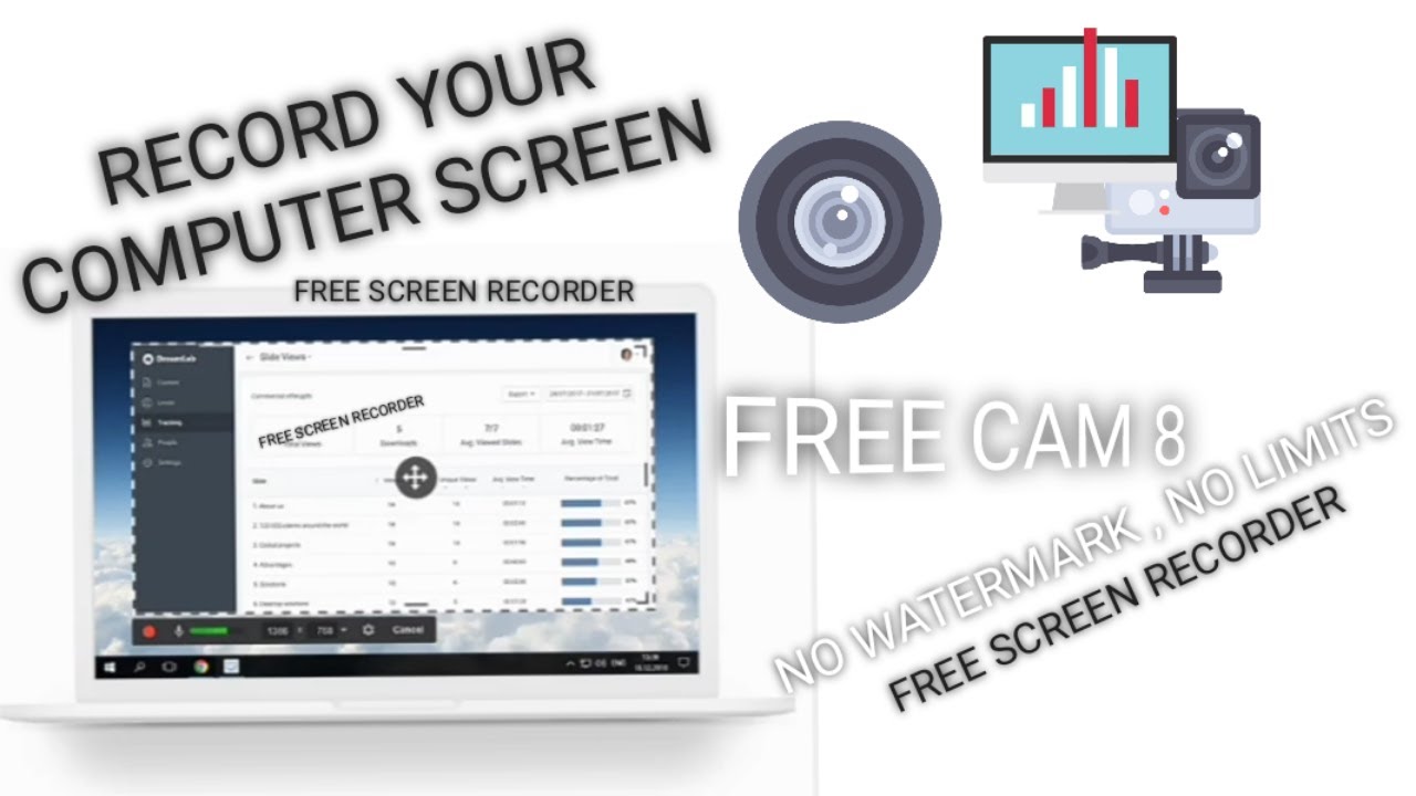 Unlimited free screen recorder Freecam8 | how to download free screen ...