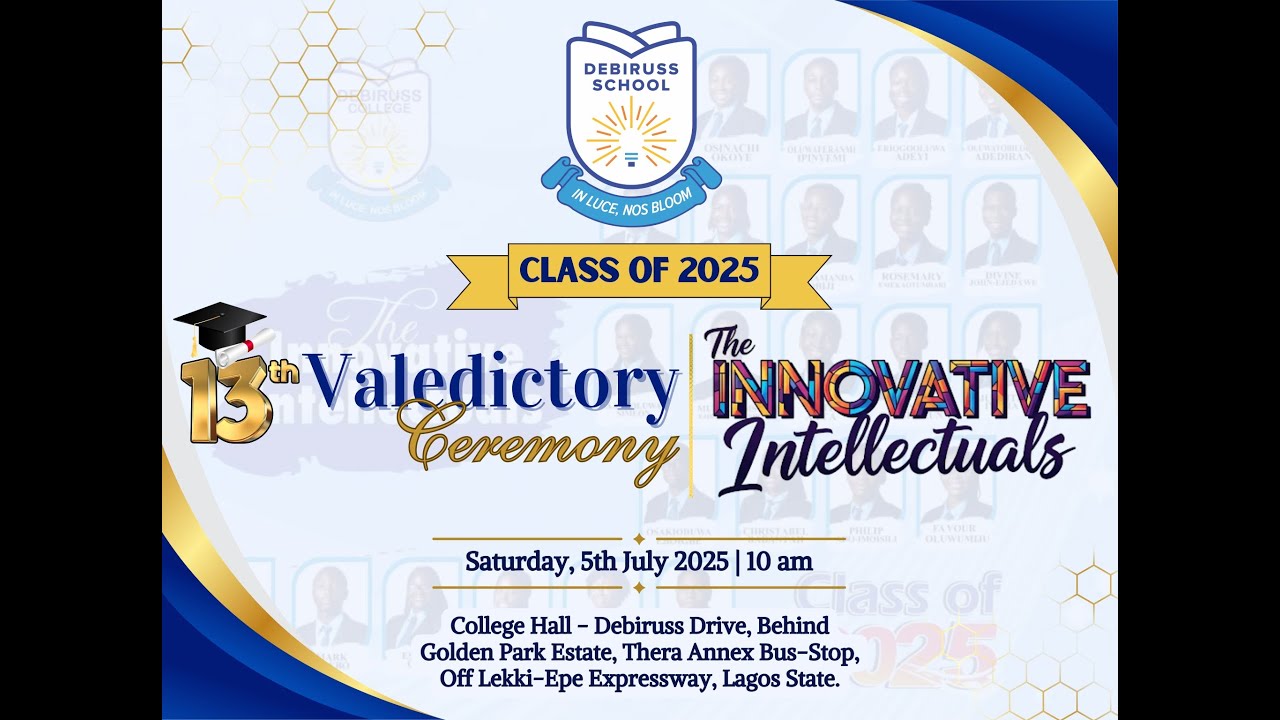 Debiruss College - 13th Valedictory Service (Class of 2025) - YouTube