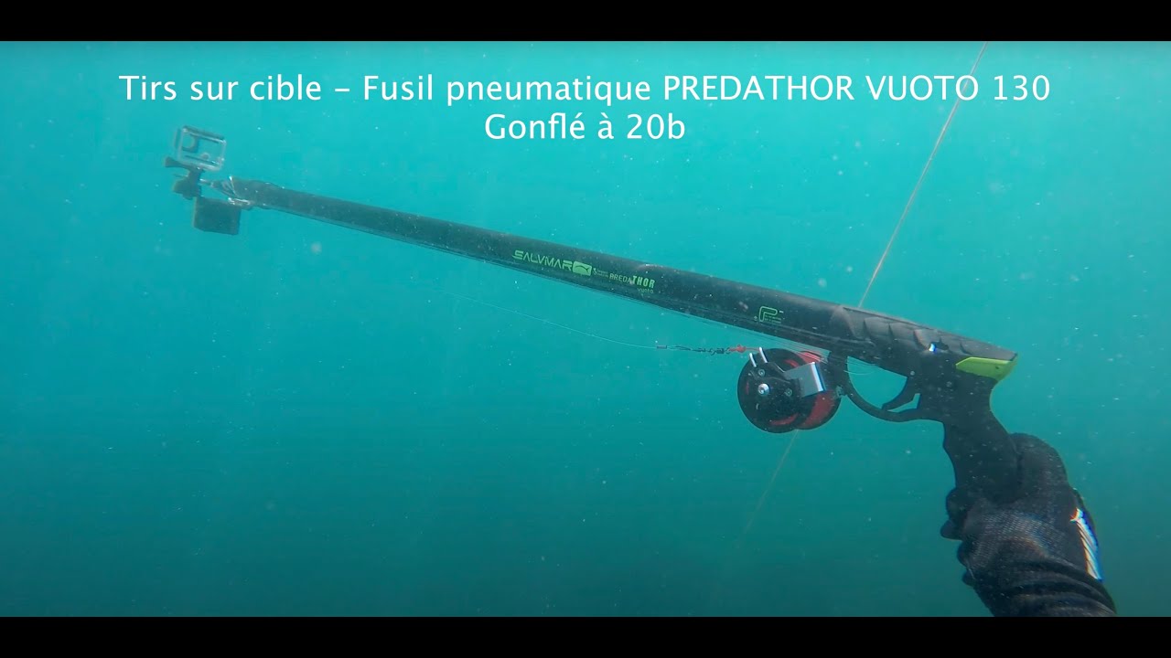 ESSAI FUSIL PNEUMATIQUE SALVIMAR PREDATHOR VUOTO 130 - SHOOTING ON ...