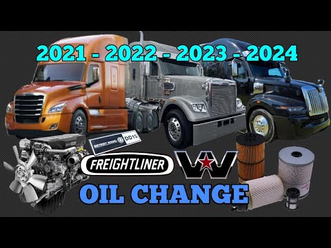 2021 2024 FREIGHTLINER CASCADIA OIL CHANGE FUEL FILTERS OIL FILTERS ...