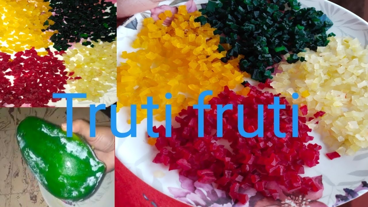 Truti Fruti |বাড়িতে খুব কম খরচে পেঁপে দিয়ে ট্রুটি ফ্রুটি তৈরী - YouTube