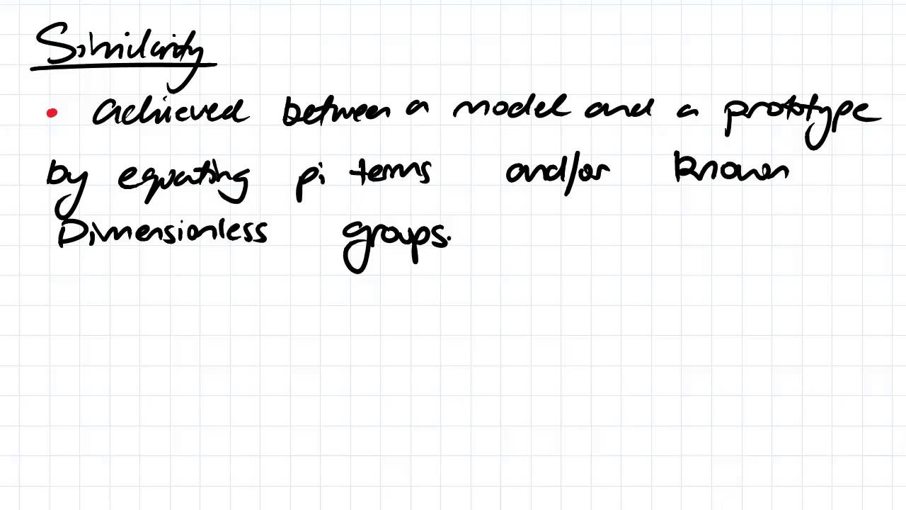 Similarity | Fluid Mechanics - YouTube