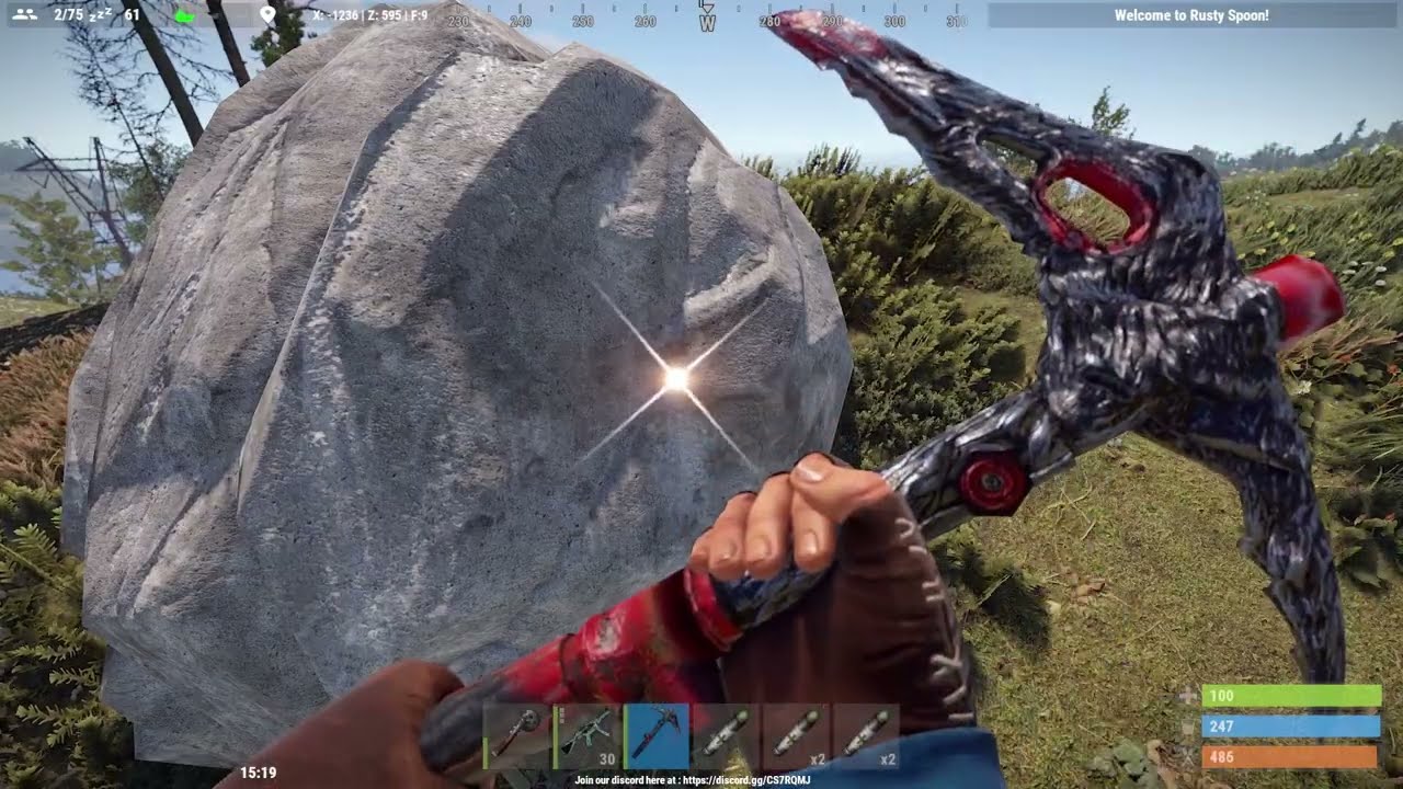 The Raven icepick is very useful Rust - YouTube