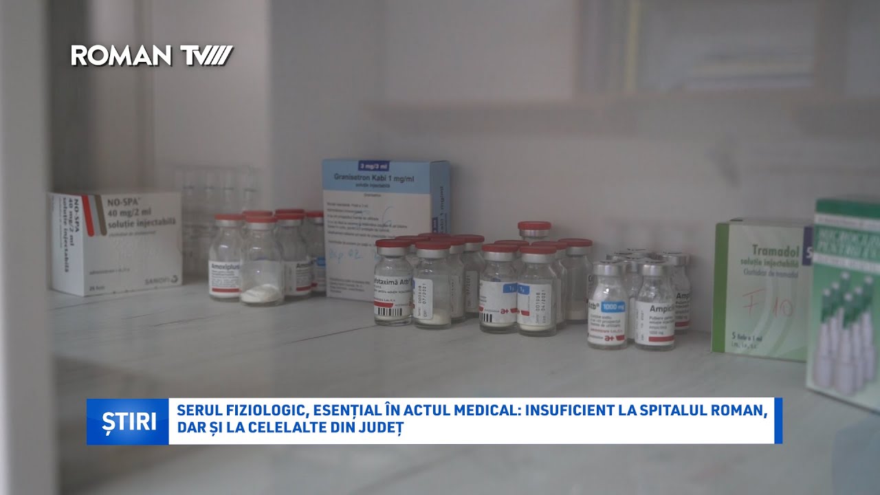 Serul fiziologic, esențial în actul medical: insuficient la Spitalul ...
