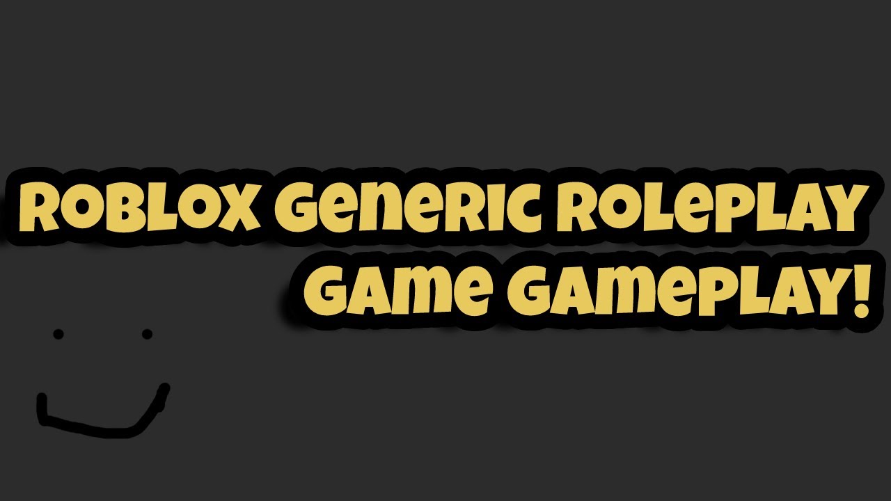 I HAVE MY OWN CARTOON CHARACTER! ROBLOX GENERIC ROLEPLAY GAME - YouTube