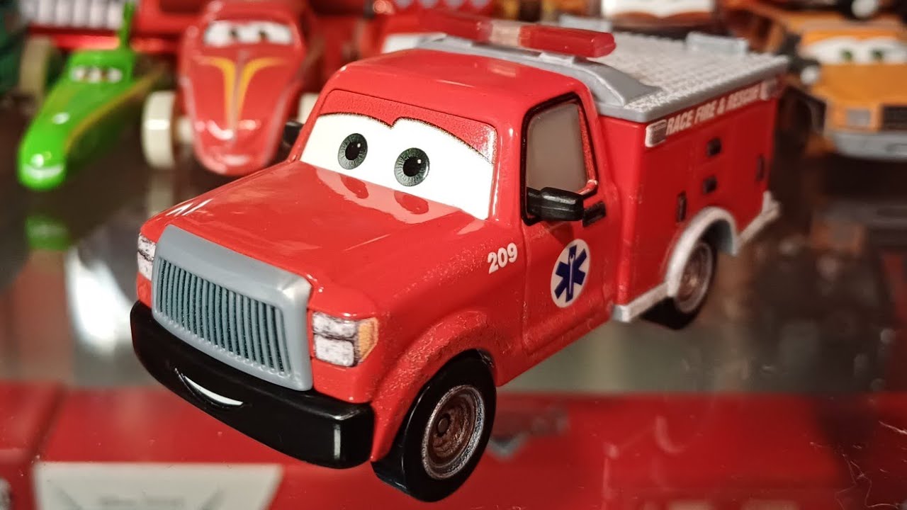 Mattel Disney/Pixar Cars on the Road Adam Roadriguez (Race Fire Truck ...