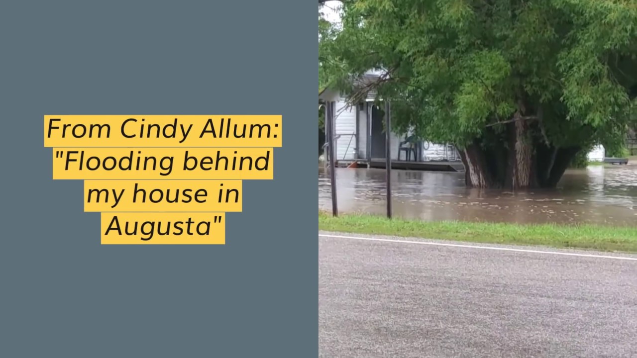 Augusta hit hard by flooding - YouTube