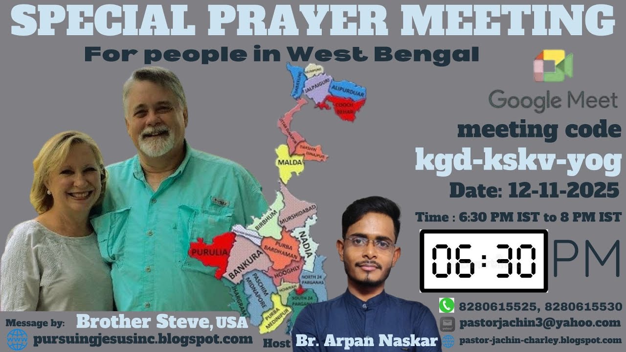 Brother Manohar, Sonu, Edward, Arpan & Steve shared God's Word in ...