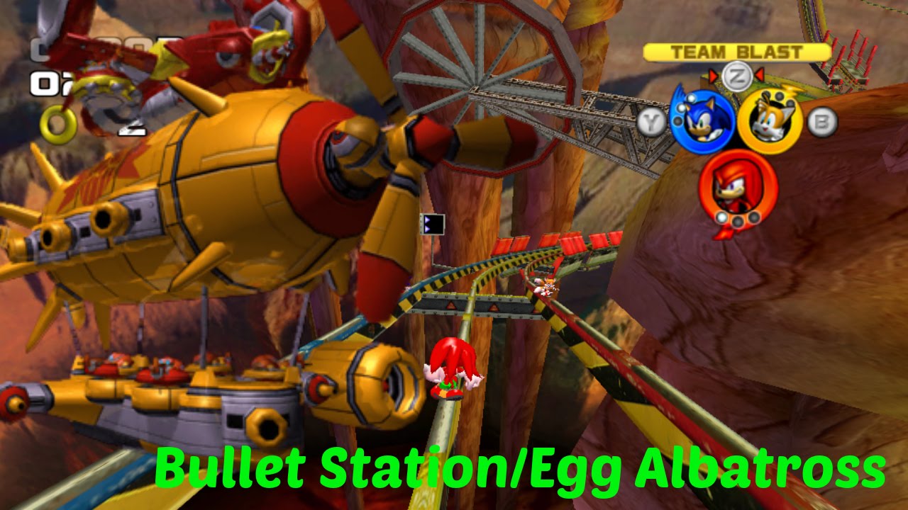 Sonic Heroes Team Sonic - Part 20 - Bullet Station/Egg Albatross - YouTube