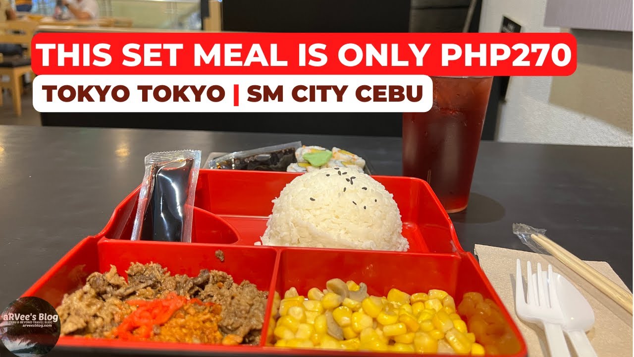 TOKYO TOKYO | Japanese Food Restaurant in SM City Cebu | aRVees Blog ...