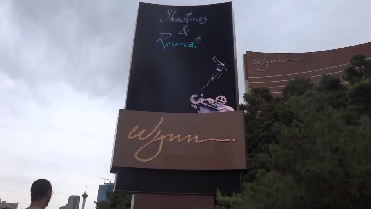 Wynn Sign Las Vegas Part 4/6 - YouTube