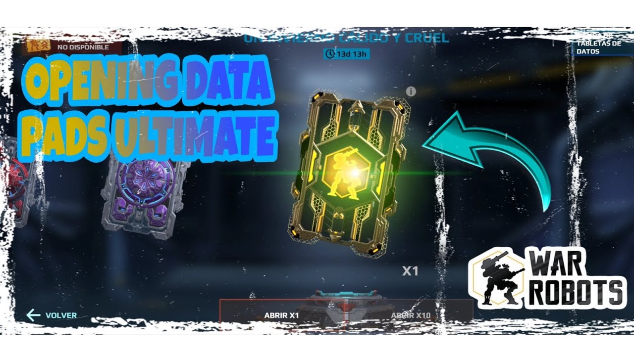 DATA PADS ULTIMATE X3🔥 | WAR ROBOTS - YouTube