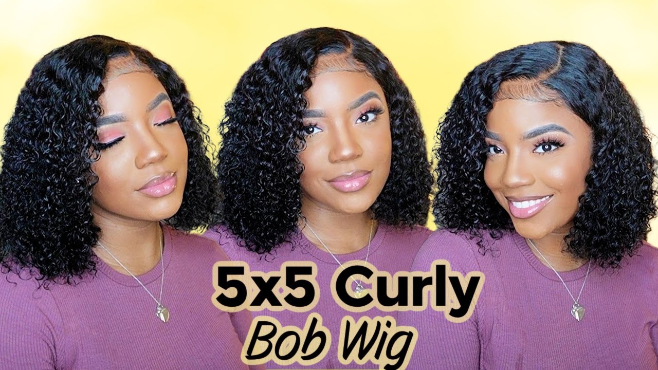 Jerry Curly Bob Wig Review! | FT TINASHE HAIR - YouTube