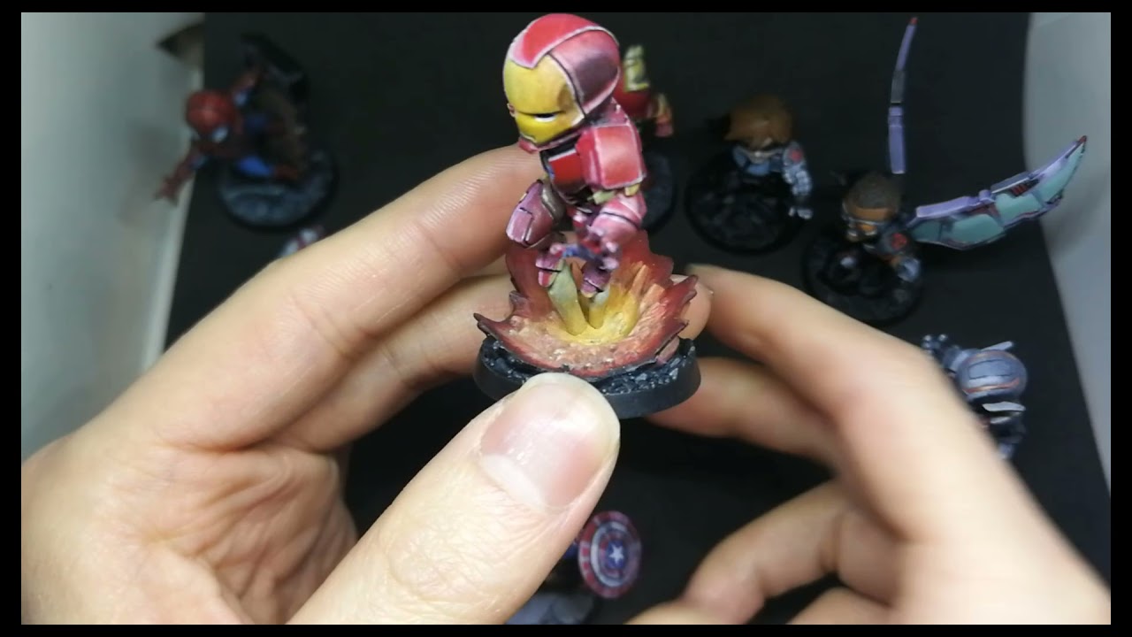 CMON-Marvel United Painted minis ’showcase‘ - YouTube