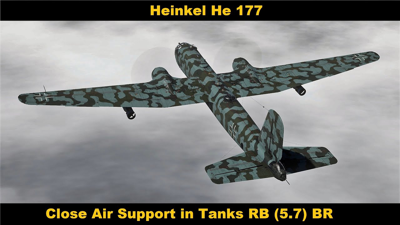 The Dare To Use An Expensive Long Range Bomber | He 177 A-5 CAS ...