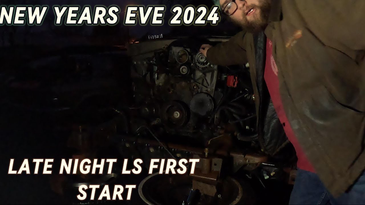 late night ls engine start up happy new year everyone - YouTube