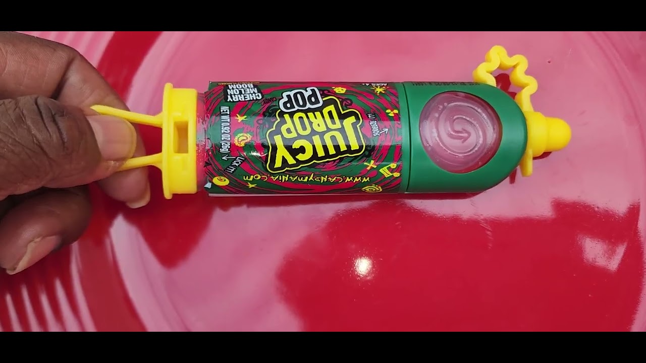 Juicy Drop Pop Cherry Melon Boom 💥 With Sour Gel : Drop It & Lick It ...