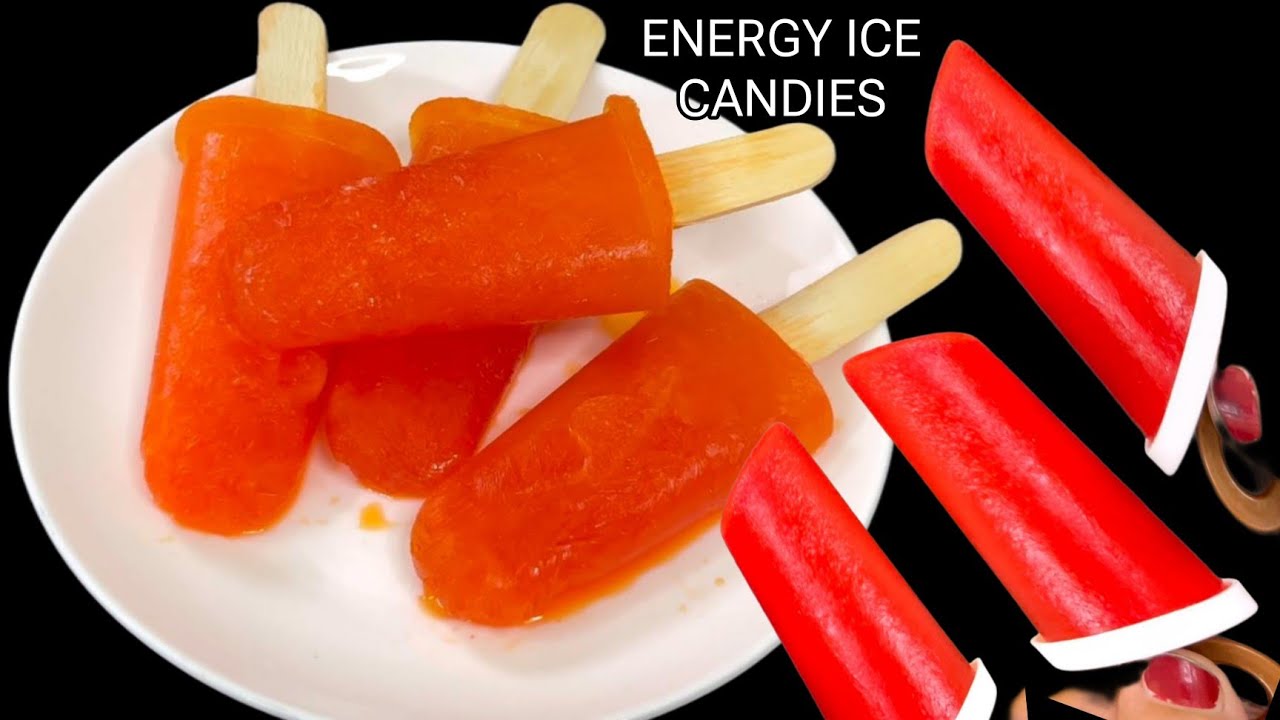 2 Popsicles Full Of Energy Children Will Love To Eat || Orange Flavour ...