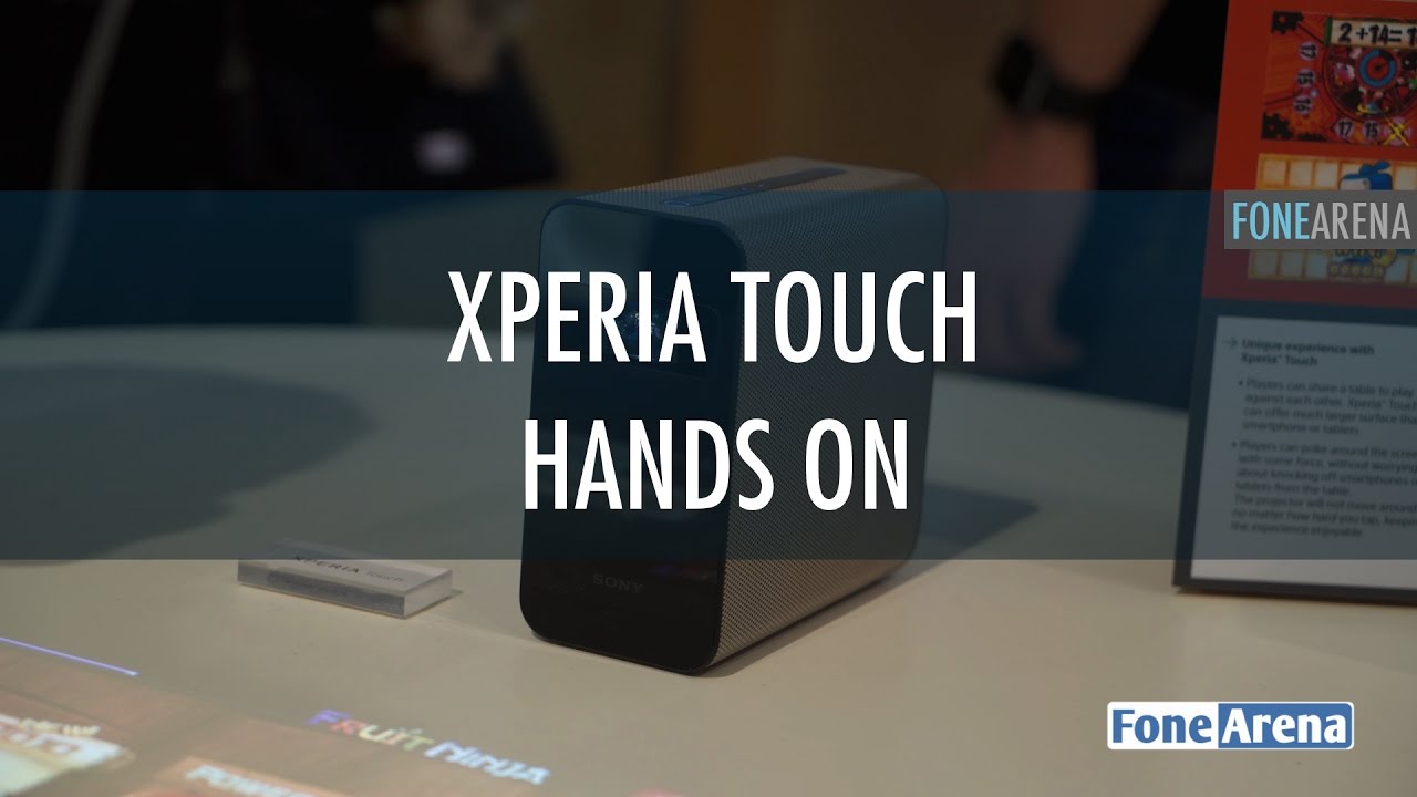 Sony Xperia Touch First Look - Turn any surface into touch screen - YouTube