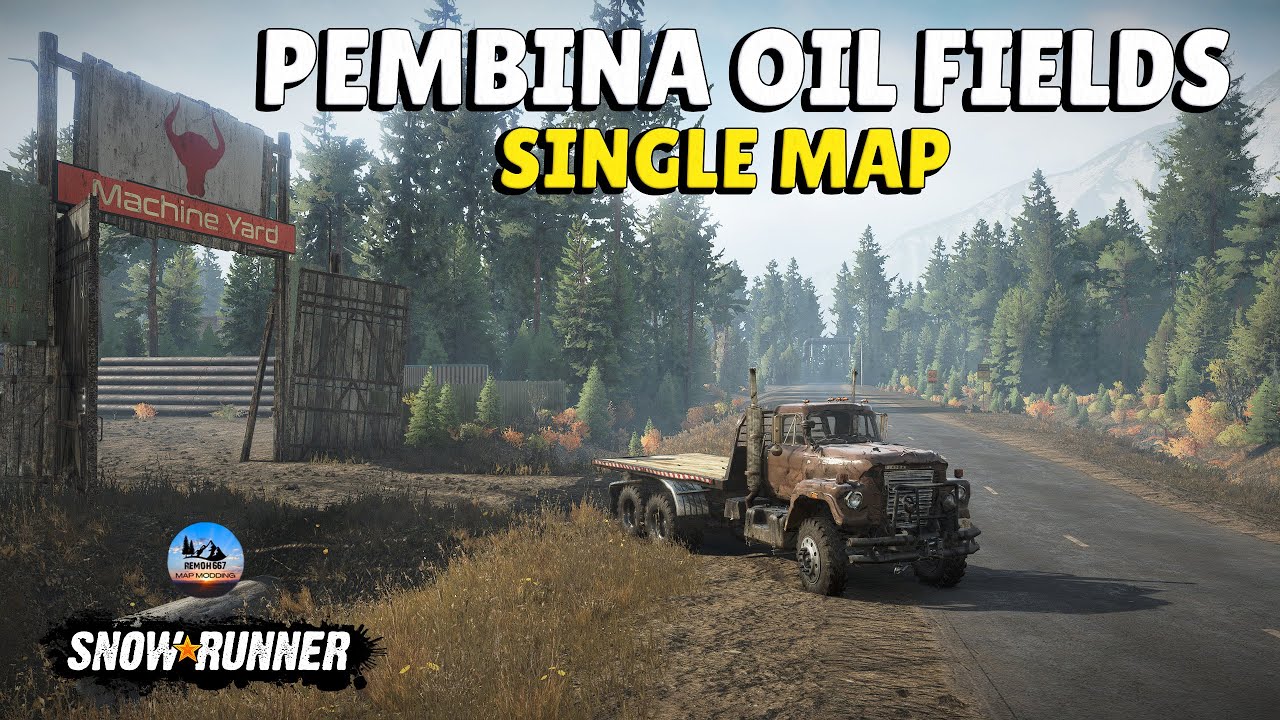 Модовая карта Pembina Oil Fields Single Map - YouTube