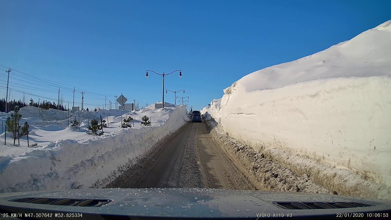 Costco tunnel NL Snowmageddon 2020 - YouTube