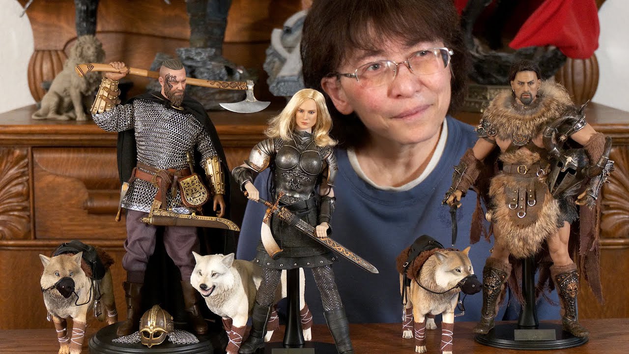 [Statue Episode 13] JXK STUDIOS: Tibetan Wolves with Barbarian and ...