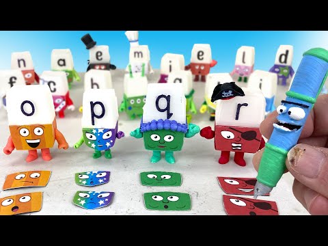 Alphablocks Toys - DIY Magnetic Figures (O,P,Q,R and Ben the Pen) ||  Keiths Toy Box