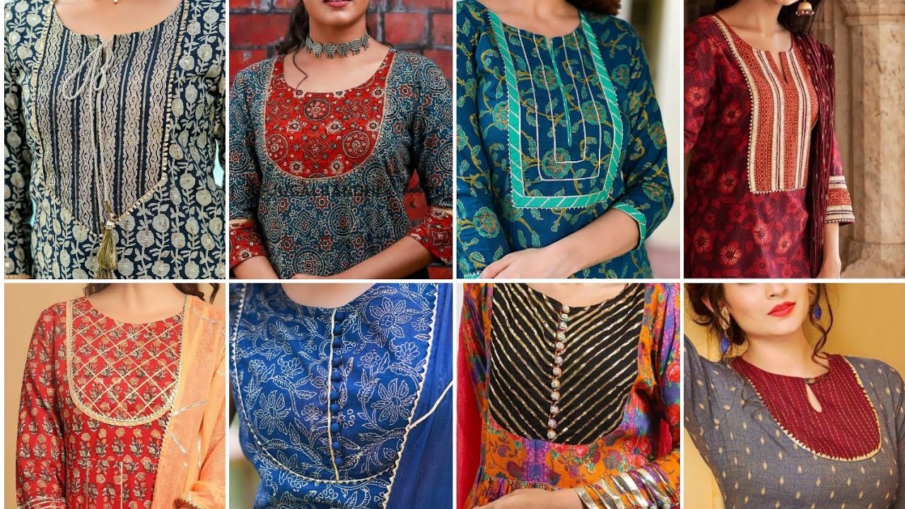 Latest Double neck design 2023 / New neckline design / Neck design ...